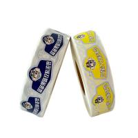 China Custom Printed Logo Adhesive Waterproof Water Label 450ml Pressed Juice Bottle Packing Sticker Label Roll for sale