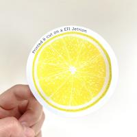 China Wholesale Custom Round Waterproof Food Private Label Fruit Labels Bottle Glass Jar Adhesive Circle Sticker Label for sale