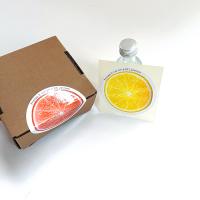 China Wholesale Custom Round Waterproof Food Private Label Fruit Labels Bottle Glass Jar Adhesive Circle Sticker Label for sale