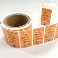 China Custom Water Bottle Labels Waterproof Vinyl Adhesive Glossy Print Label Sticker for Juice Beverages for sale