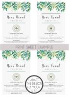 China Custom Printed Brand Design Nut Detox Tea Bag Adhesive Private Label Sticker Logo for sale