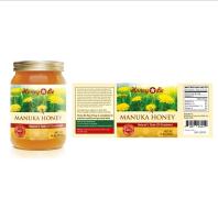 China Customized Brand Honey Glass Jar Labels Sticker Logo Waterproof Honey Packaging Label Roll Manufacturing for sale