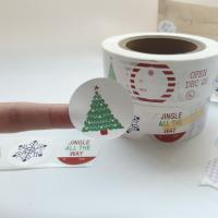 China Customized Transparent Assorted Shapes Christmas Gift Labels for Holiday Party Favors for sale