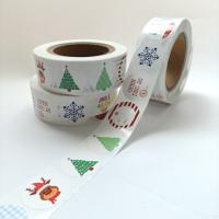 China Customized Transparent Assorted Shapes Christmas Gift Labels for Holiday Party Favors for sale