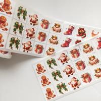 China Customized Transparent Assorted Shapes Christmas Gift Labels for Holiday Party Favors for sale