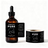 China Custom Body Waterproof Shampoo Bottle Labels Beauty Label Sticker Private Logo Shampoo Adhesive Label Body Essential Oil Label for sale