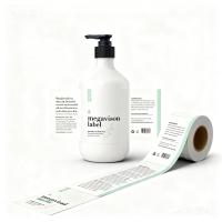 China Custom Body Waterproof Shampoo Bottle Labels Beauty Label Sticker Private Logo Shampoo Adhesive Label Body Essential Oil Label for sale