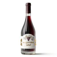 China Customized Wine Labels Hot Stamping Printing Waterproof Packaging Labels for sale