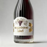 China Customized Wine Labels Hot Stamping Printing Waterproof Packaging Labels for sale