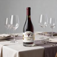 China Customized Wine Labels Hot Stamping Printing Waterproof Packaging Labels for sale