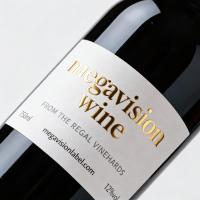China Custom Premium Gold Foil Embossed Printed Labels Waterproof Textured Paper Stickers For Red Wine Bottles Packaging Labels for sale