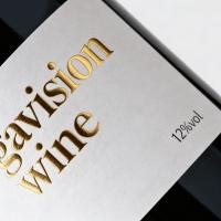 China Custom Premium Gold Foil Embossed Printed Labels Waterproof Textured Paper Stickers For Red Wine Bottles Packaging Labels for sale