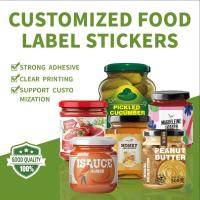 China Custom Oil-Resistant & High-Tack Labels for Peanut Butter Sauces & Viscous Foods for sale