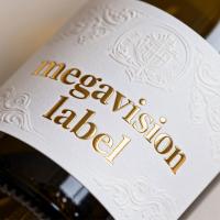 China High Texture Gold Stamping Embossed Wine Label Custom Art Pattern Hot Stamping to Imbue Packaging Labels Sticker Luxury for sale