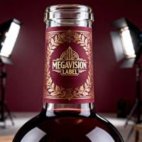 China Custom Printing Uv Spot Gold Foil Embossed Premium Texture Paper Red Wine Bottle Labels Embossment Labels for Glass Bottle for sale