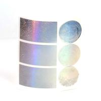 China Custom Laser Hologram Security Label Holographic Aluminium Foil Self Adhesive Printed Anti-Anti-ounterfeit Stickers for sale
