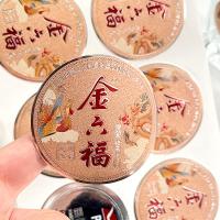 China Custom Luxury Gold Stamping Adhesive Gold Printing Wine Bottle Label Embossed Aluminum Foil Sticker Manufacturer for sale