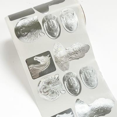 China UV Printing Custom Logo Cute Clear Die Cut Sticker Sheet Waterproof Holographic Eco Friendly Packaging Label Kawaii Low Quantity for sale