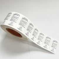 China Custom Logo  Waterproof Vinyl Adhesive Skincare Packaging Labels Serum Cream Private Print Sticker Label Roll for sale