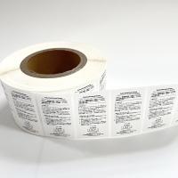 China Custom Logo  Waterproof Vinyl Adhesive Skincare Packaging Labels Serum Cream Private Print Sticker Label Roll for sale