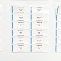 China Label Sticker Vaccine Health Care Lab White BOPP Material Glossy Lamination Medical Industry Product Label for sale