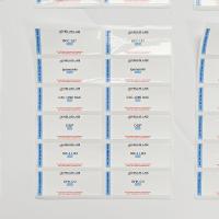 China Label Sticker Vaccine Health Care Lab White BOPP Material Glossy Lamination Medical Industry Product Label for sale