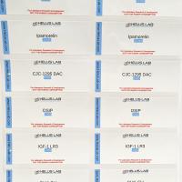 China Label Sticker Vaccine Health Care Lab White BOPP Material Glossy Lamination Medical Industry Product Label for sale
