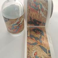 China Customize High-end Logo Waterproof Aluminum Foil Embossing Label Sticker for Beverage Glass Bottle Packaging for sale