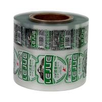 China Factory Direct Custom Transparent Beer Champagne Wine Beverages Soda Bottle Waterproof Adhesive Packaging Label for sale