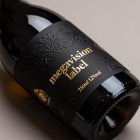 China Luxury Black 3D Gold Foil Embossed Texture Paper Labels Luxurious Offset Printing Vodka Liquor Wine Labels Waterproof for Bottle for sale