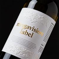 China Custom Red Wine Gold Stamping Label Printing Safe Eco-Friendly Self Adhesive Sticker Upgrading Packaging Label Premium Luxury for sale