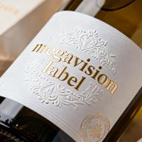 China Gold Stamping Custom Wine Bottle Labels Hot Foil Stamping for Custom Emblems Defining a Regal Tone Spirit Packaging Labels for sale