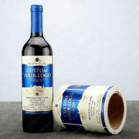 China Custom logo Luxury 3D Emboss Gold Foil Texture Paper Labels for Wine Champagne Vodka Bottles Packaging for sale
