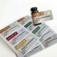 China Custom Wholesale Bopp Waterproof 3Ml 5Ml 10Ml Vial Glass Bottles Sticker Packaging Labels for sale