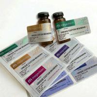 China Custom Wholesale Bopp Waterproof 3Ml 5Ml 10Ml Vial Glass Bottles Sticker Packaging Labels for sale