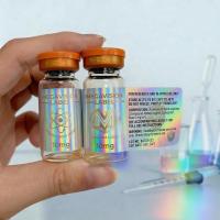 China Custom Logo 3ml 5ml 10ml Vial Labels With Temperature Resistance Strong Adhesive Vinyl for Lab Glassware Packaging Label for sale