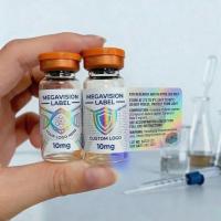 China Custom Printed Vial Stickers Labels 3ml 5ml 10ml for Laboratory Research Use Only Strong Adhesive Glass Bottle Packaging Labels for sale