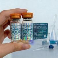China OEM ODM Custom 5ml 10ml Vial Labels Chemical Resistant Vinyl Sticker for Lab Research Vials Glass Bottle Packaging Labels for sale