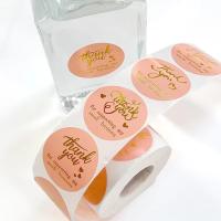 China Personalized Logo Stickers for Business High-Quality Custom Designs for Branding and Customer Appreciation for sale