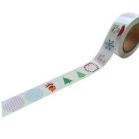 China Customized Size Christmas Gift Stickers Labels Round Adhesive Seal Packaging Labels Sticker for Xmas New Year Party Gifts Decor for sale