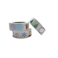 China Customized Size Christmas Gift Stickers Labels Round Adhesive Seal Packaging Labels Sticker for Xmas New Year Party Gifts Decor for sale