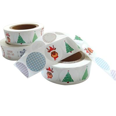 China Customized Beautiful Ornate Christmas Gift Labels for Sustainable Christmas Wrapping for sale
