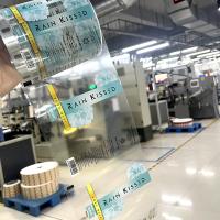 China Custom Intensive Printing logo Perfume Bottle clear Sticker Label Essential Perfume Bottle with Glass Transparent Sticker Label for sale