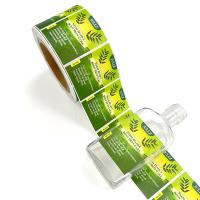 China Waterproof Matte  White Vinyl Bottle Sticker Logo Self Adhesive Body Skin Care Printing Clear Label Sticker Factory for sale