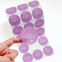China Custom Round Die Cut Paper Security Label Scratch Off Eggshell Sticker for Small Business Take Away Food Seal Round Sticker for sale