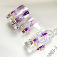 China Custom Vinyl Clear Transparent Sticker Water Juice Beverage Cosmetic Bottle Product Packaging Label Logo for sale