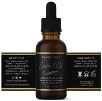 China Customized Logo Printing Vinyl Waterproof Serum Label Essential Oil Cosmetics Set Bottles Labels Stickers for Skincare Products for sale