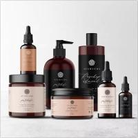 China Customized Logo Printing Vinyl Waterproof Serum Label Essential Oil Cosmetics Set Bottles Labels Stickers for Skincare Products for sale