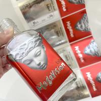 China Custom Printed Embossing  Silver Logo Beer White Wine Label Sticker Waterproof Self-Adhesive  Bottle Label Sticker for sale