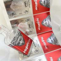 China Custom Printed Embossing  Silver Logo Beer White Wine Label Sticker Waterproof Self-Adhesive  Bottle Label Sticker for sale